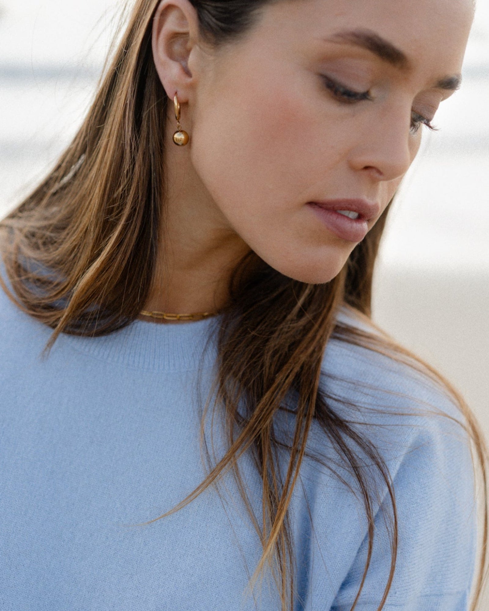 Orb Earrings - Gold – Chaos & Harmony